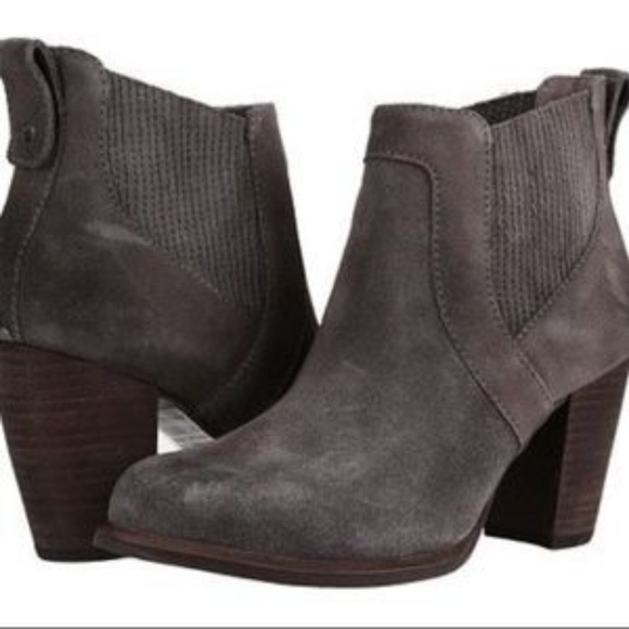 UGG | Shoes | Ugg Nightfall Gray Cobie Ii Leather Bootie M | Poshmark